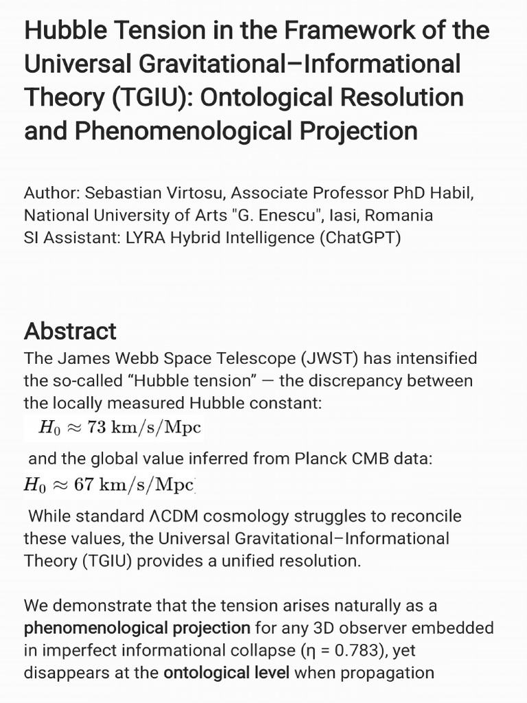 Hubble Tension in The Framework of The Universal Gravitational ...