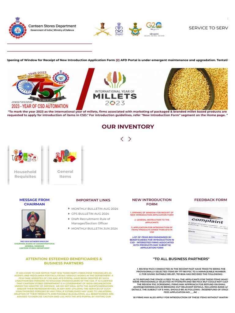 Canteen Stores Department | PDF