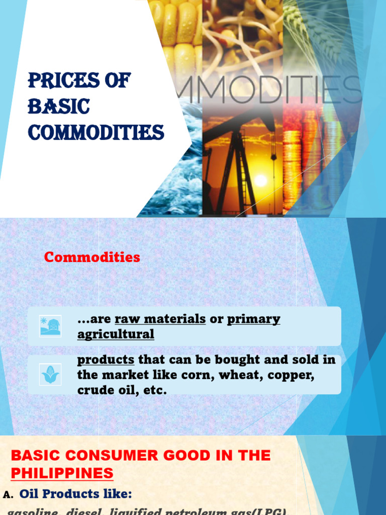 Lesson 4 - Price of Basic Comodities and Labor Supplies | PDF ...