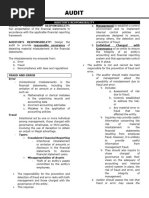 ISA 450: Evaluating Audit Misstatements | PDF | Financial Audit | Audit