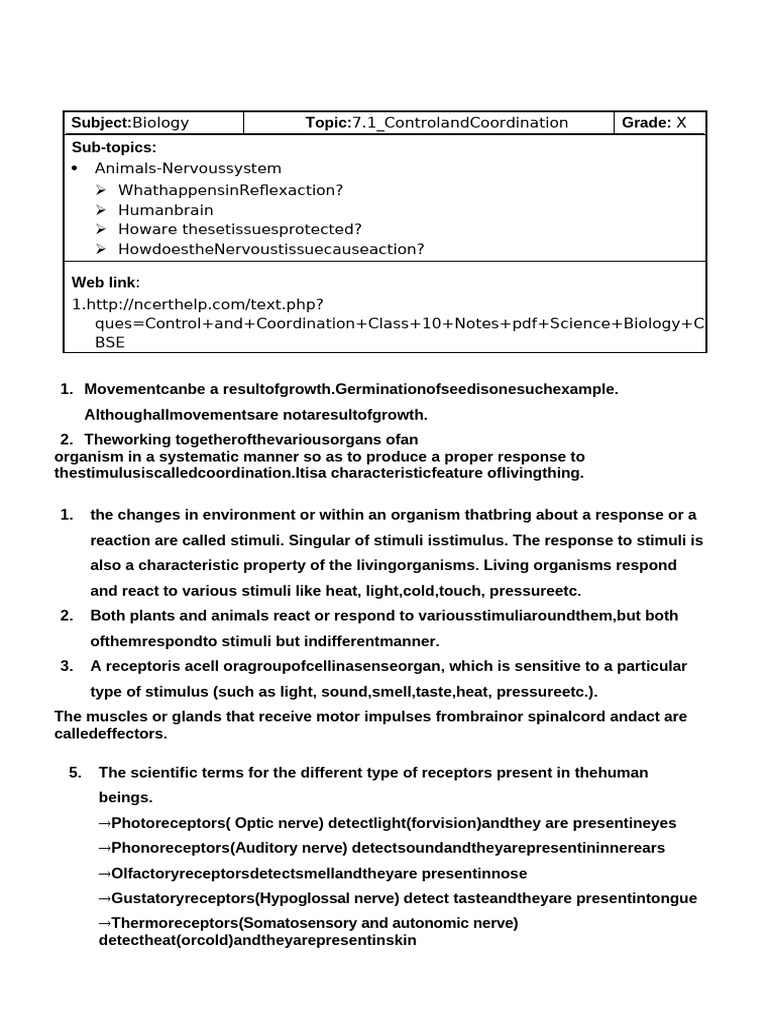 1755836860955.control and Coordination - SSD 2 | PDF | Endocrine System ...