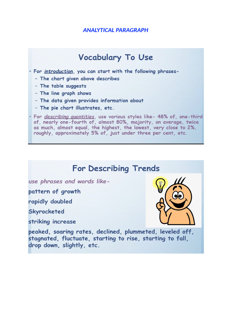 1745149840484.analytical Paragraph - Vocabulary | PDF