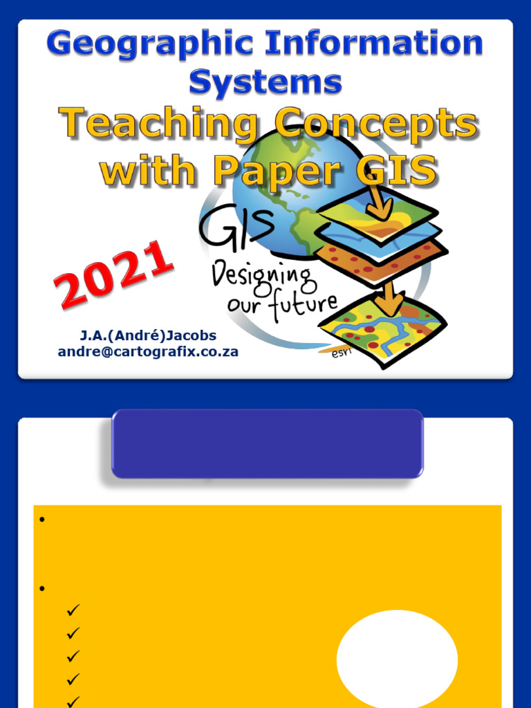 Paper GIS To Teach Concepts 2021 - Read-Only Andre Jacobs | PDF ...