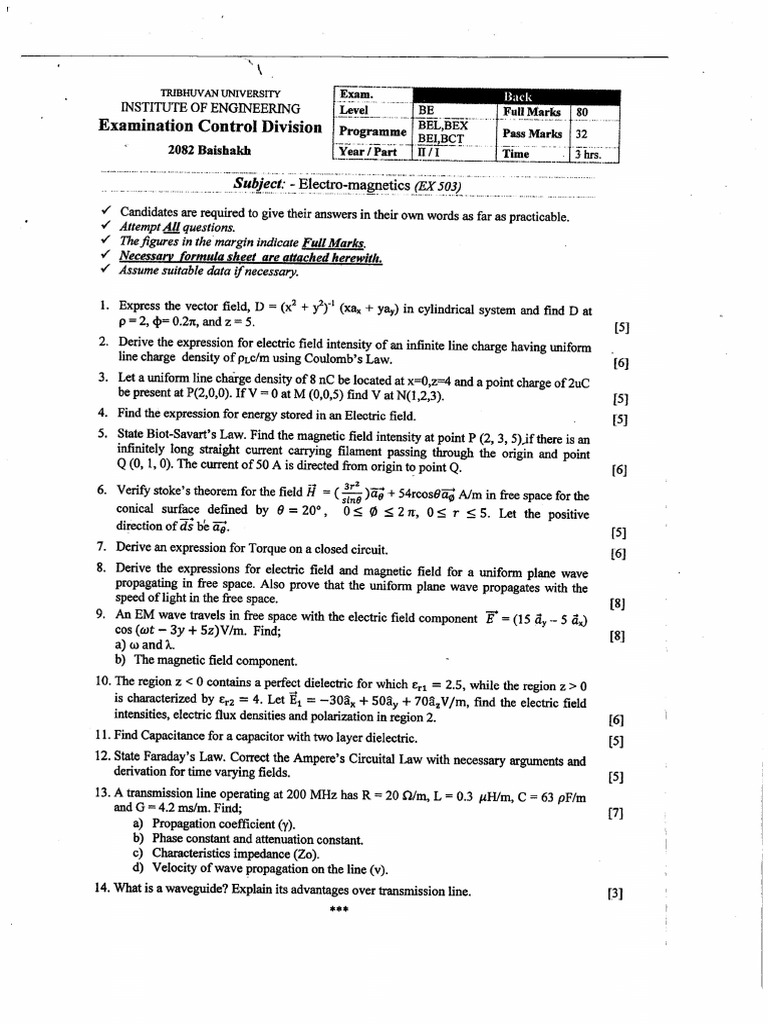 Electromagnetics | PDF