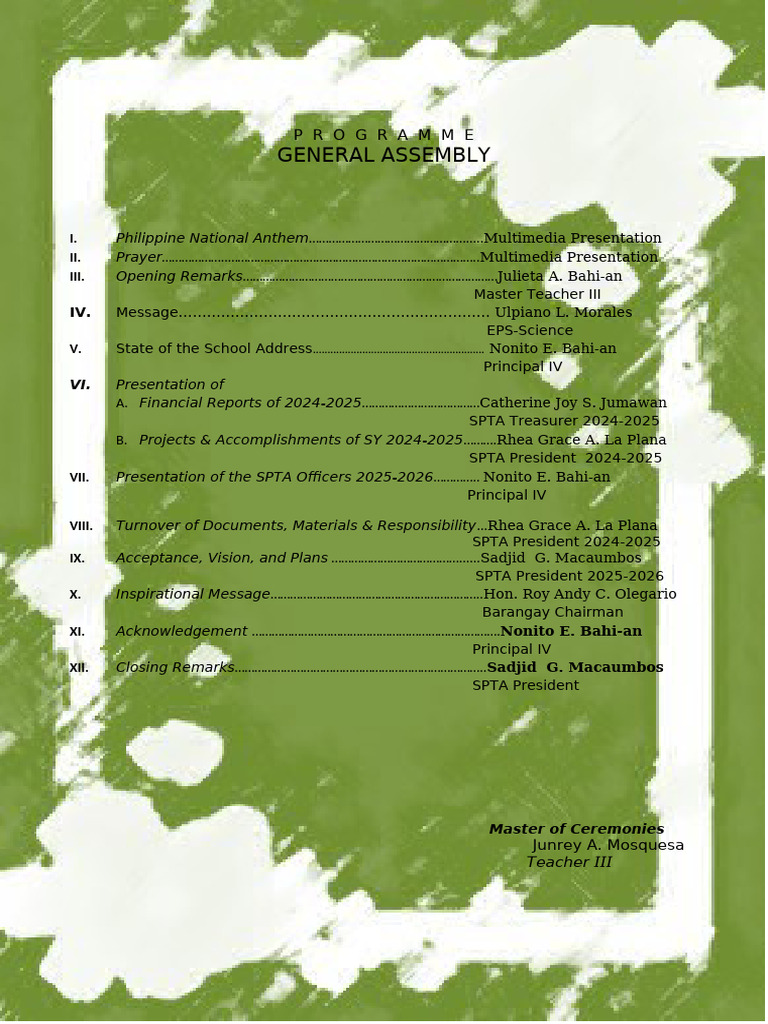 SPTA Prog 2025 Corrected | PDF