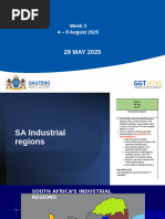 Gauteng PWV Industrial Region Overview | PDF | South Africa | Economies