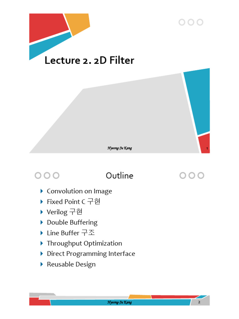 2D Filter | PDF