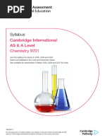 Cambridge 9701 Chemistry Syllabus 2025-2027 | PDF | Learning | Teachers