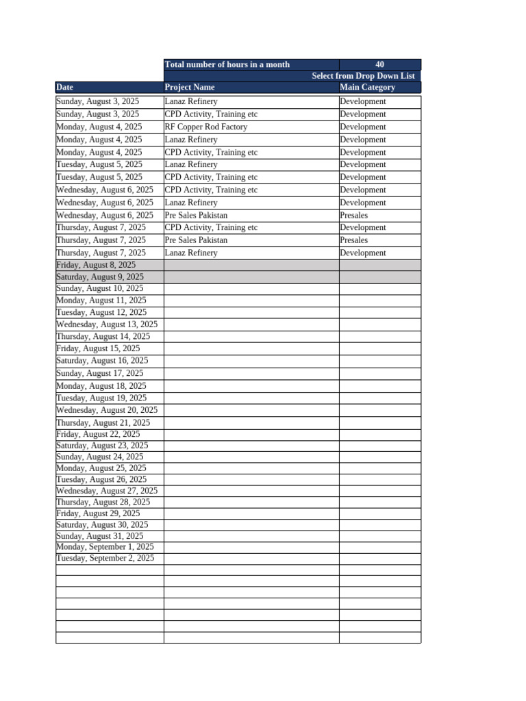 Muhammd Waleed - TimeLines - August 2025 | PDF | Application Software | Software Engineering