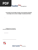 STOPP START Tool for Medication Review | PDF | Nonsteroidal Anti ...