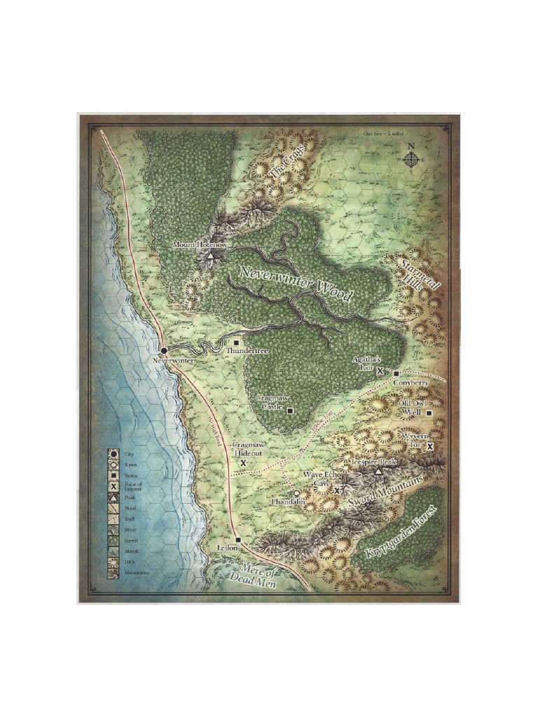 Sword Coast Map | PDF