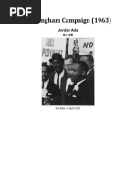 Project C: Birmingham Campaign Overview | PDF | Martin Luther King Jr ...