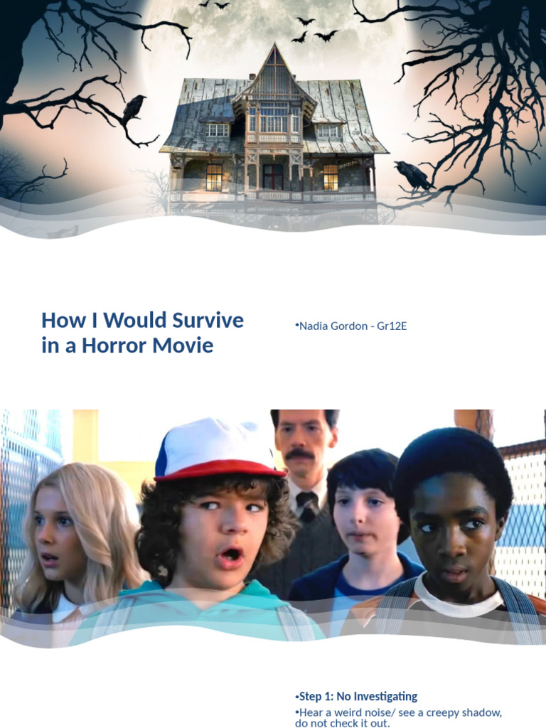 How I Would Survive Horror Movie Draft1 | PDF
