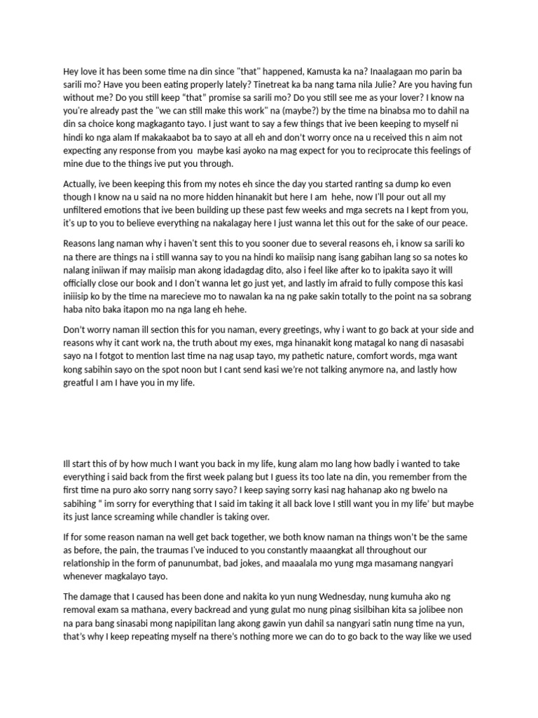 My Last Act of Love | PDF
