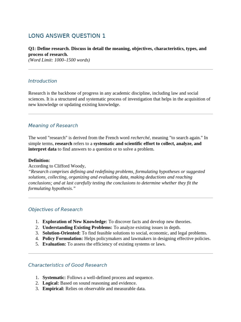 Research Methodology | PDF | Sampling (Statistics) | Hypothesis