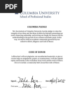Student Honor Pledge Examples | PDF | Plagiarism | Social Institutions