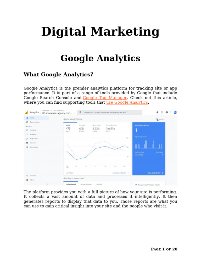 Marketing - Google Analytics - Done | PDF | Analytics | Computing