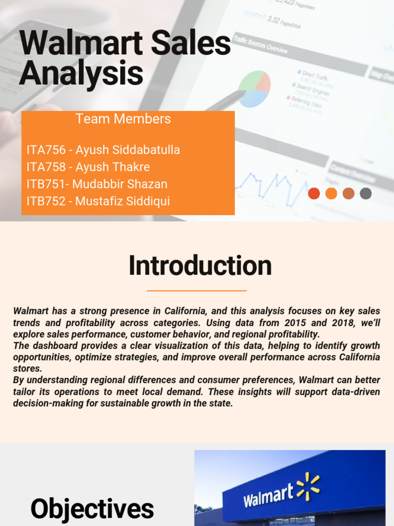 Wallmart Sales Analysis in California | PDF | Consumer Behaviour ...
