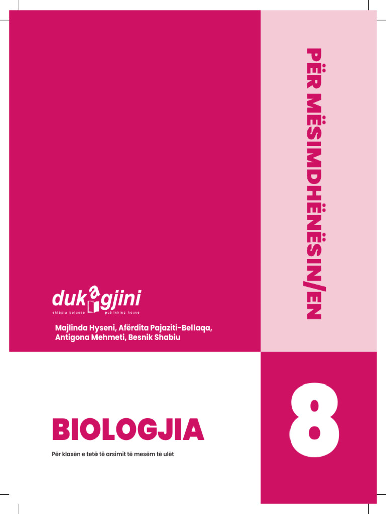 Biologjia 8 Libri Mesimdhenesit | PDF