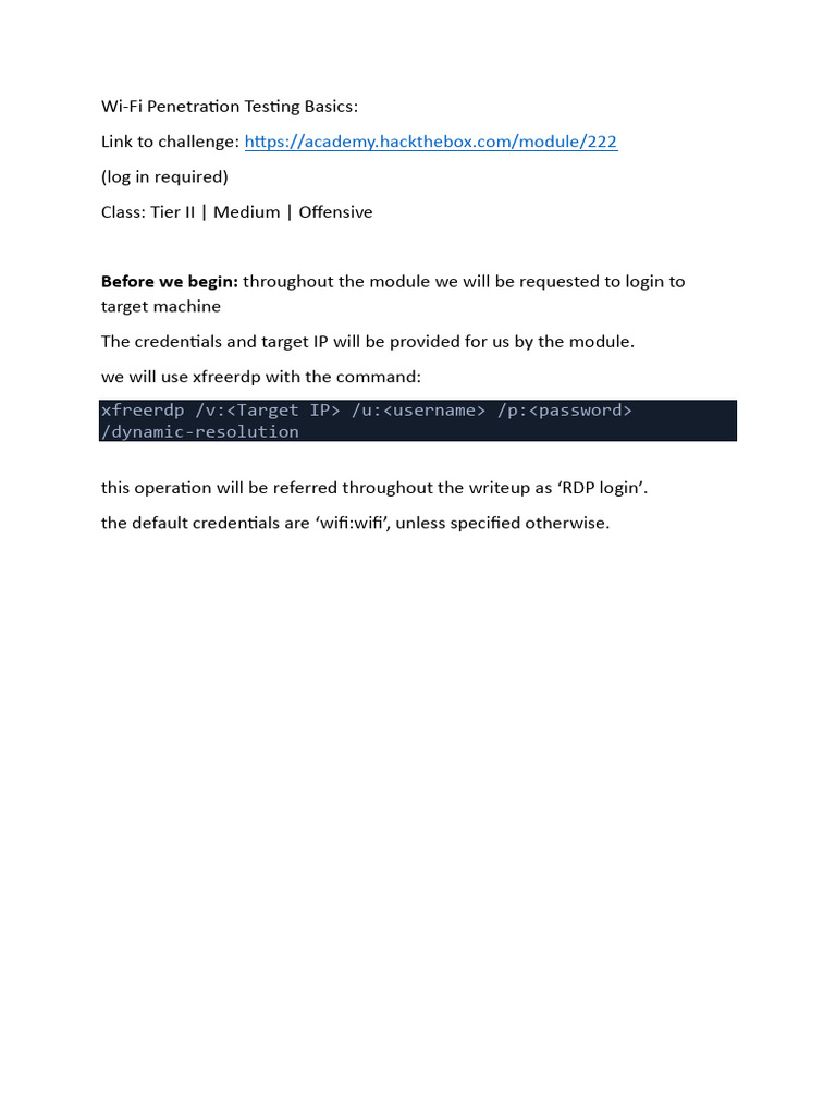 Wi-Fi Penetration Testing Guide | PDF | Wi Fi | Computer Engineering