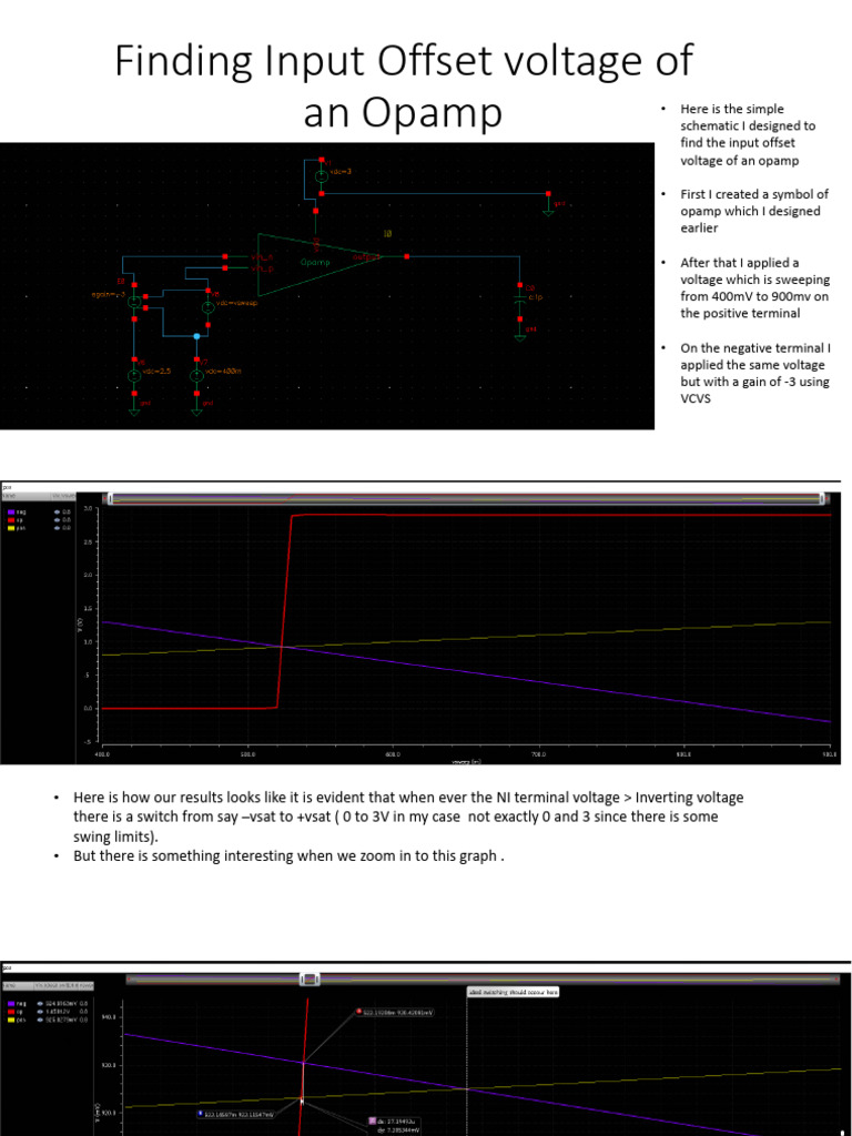Finding The Input Offset Voltage of An Opamp-1 | PDF