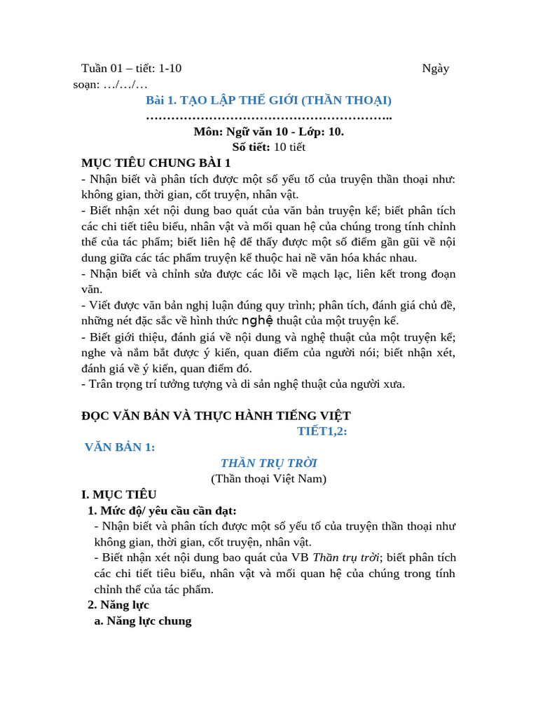 Bai Tao Lap The Gioi | PDF