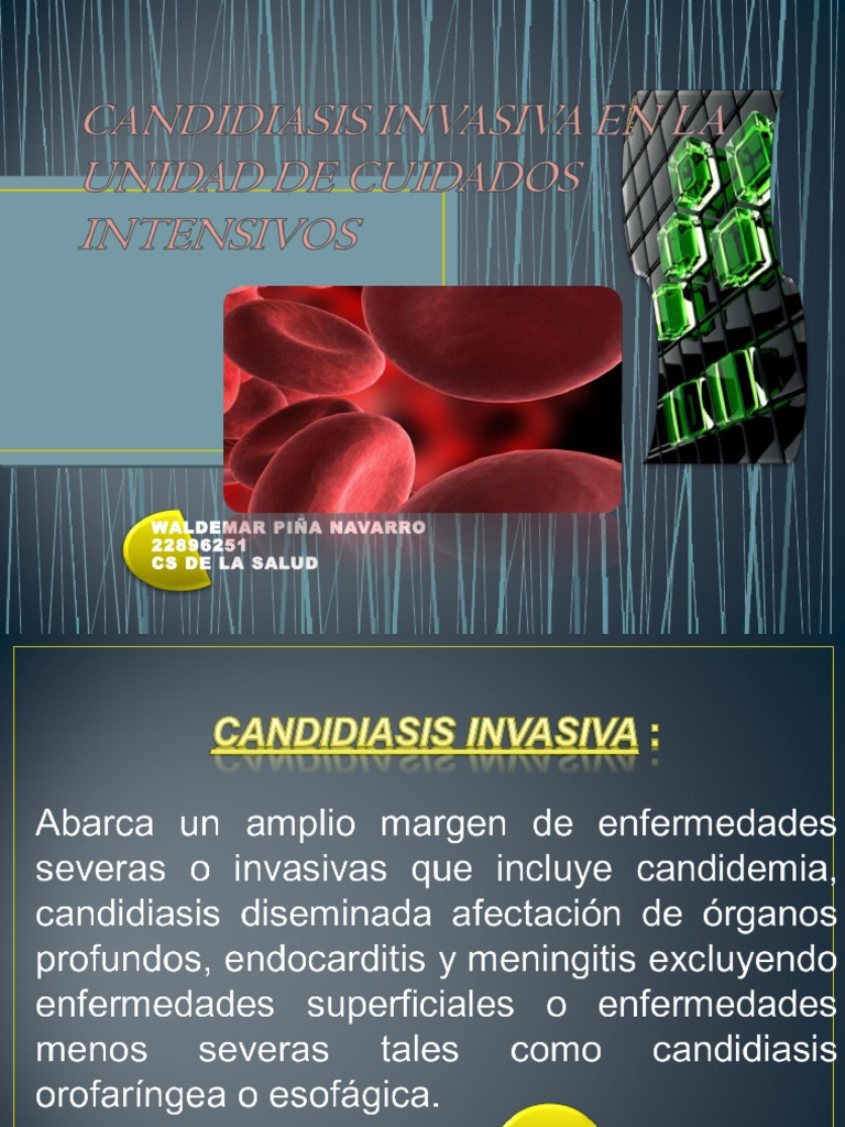 Candidiasis Invasiva en UCI: Incidencia y Tratamiento | PDF ...