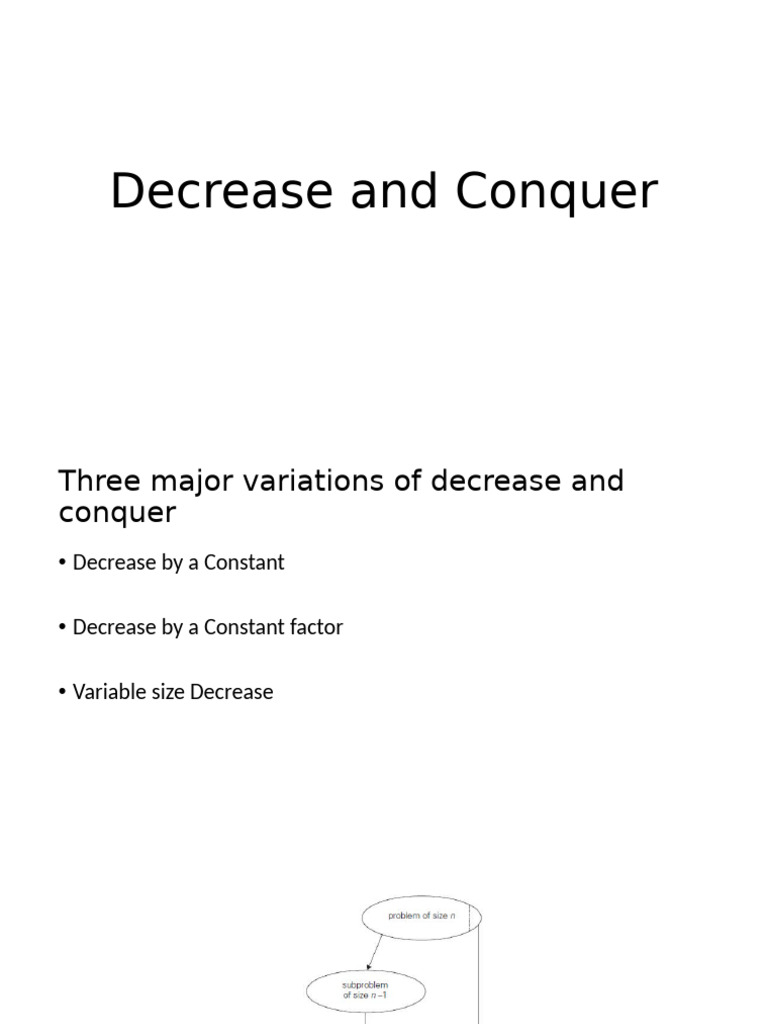 Decrease and Conquer | PDF | Algorithms And Data Structures | Graph Theory