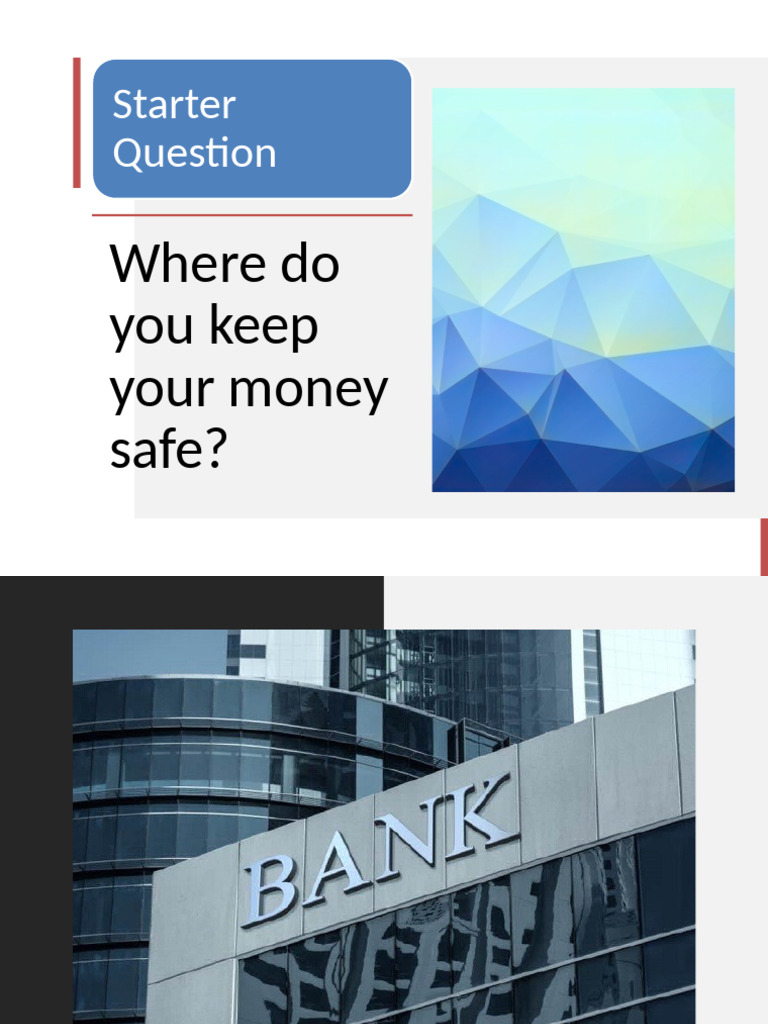 Bank Accounts Lesson v2 | PDF