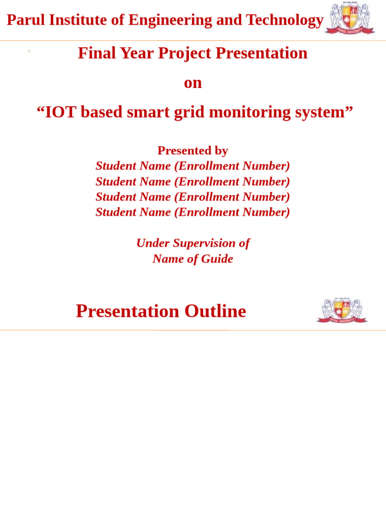 IOT Based Smart Grid Monitoring System | PDF | Internet Of Things | Smart Grid