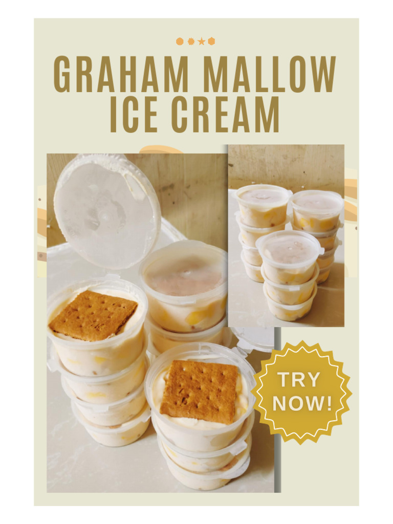 Graham Mallow Ice Cream | PDF