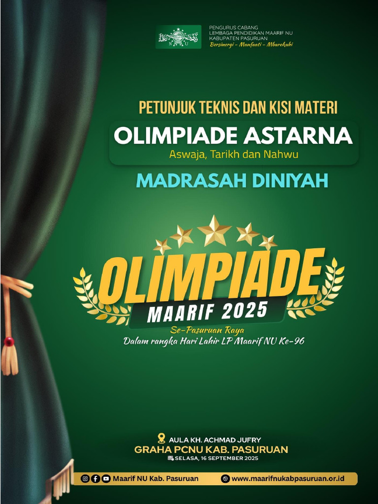 Juknis Olimpiade - Madin | PDF