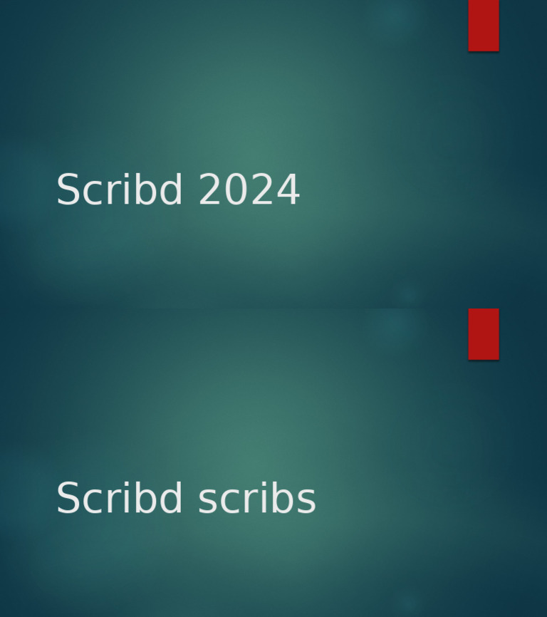 Scrib Scribd 20 | PDF