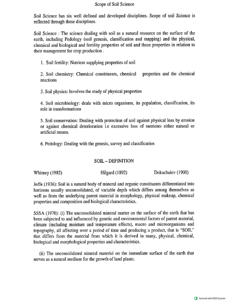 SSAC - 315 - Fundamentals of Soil Science | PDF