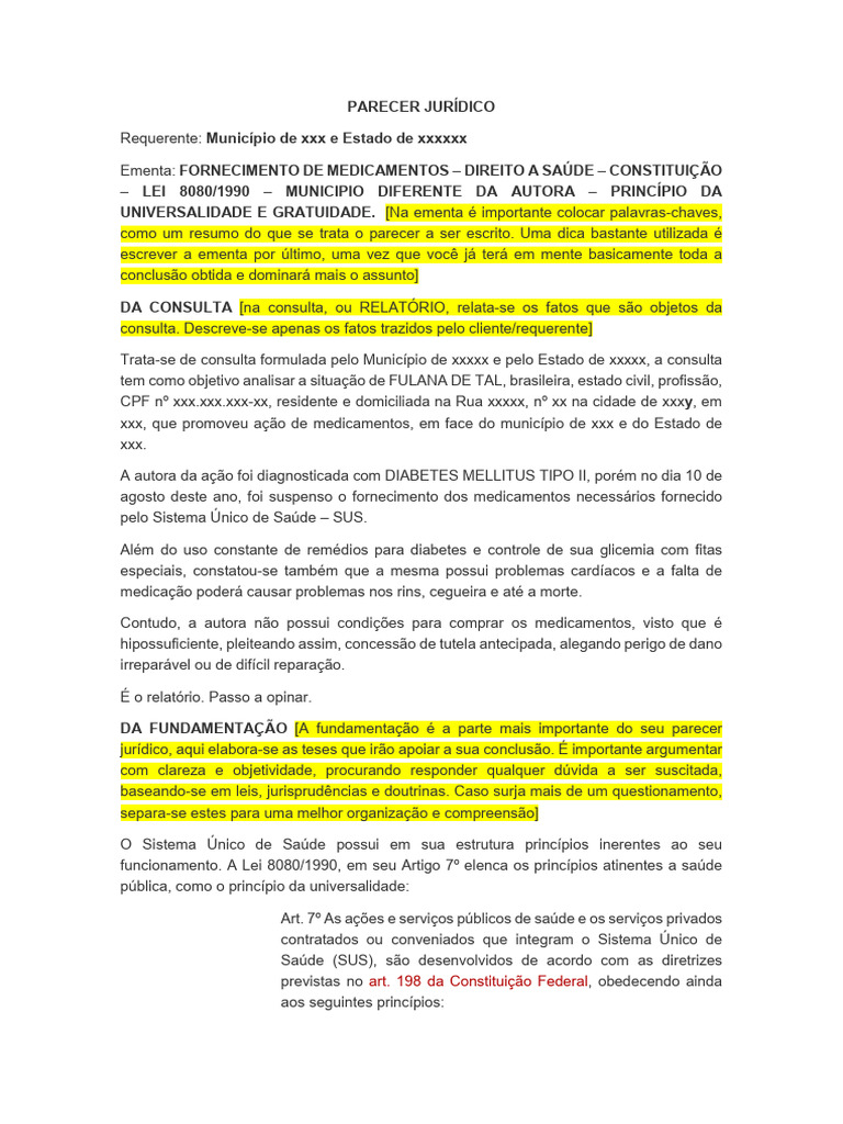 Direito à Saúde e Fornecimento de Medicamentos | PDF | Constituição ...