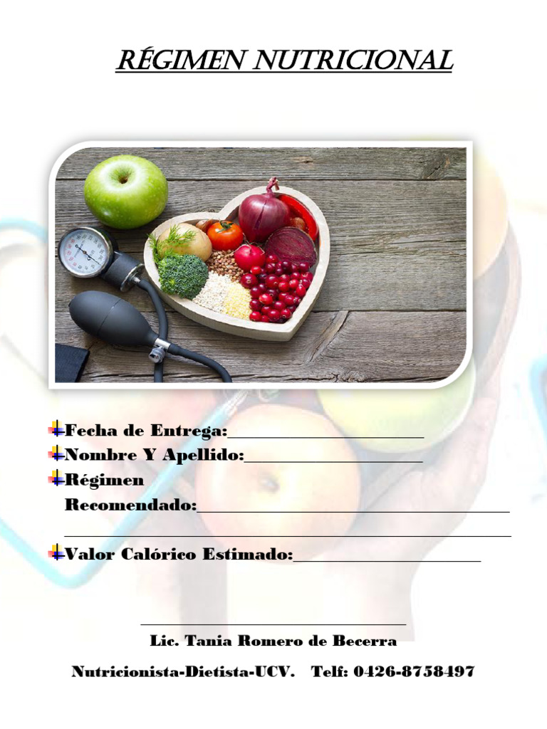 Régimen Nutricional Corregido 084606 Pdf Panes Leche