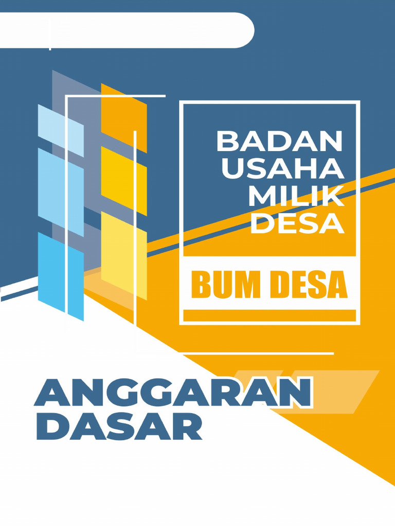 Lampiran Perdes - AD Bumdes Margi Makmur | PDF