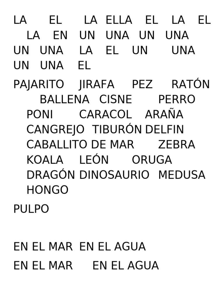 Animales y sus Hábitats: Mar y Selva | PDF