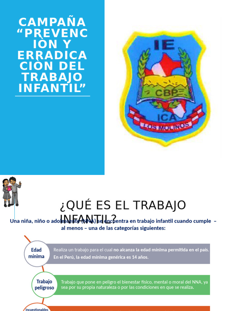 Campaña Erradicación Del Trabajo Infantil | PDF | Trabajo infantil ...