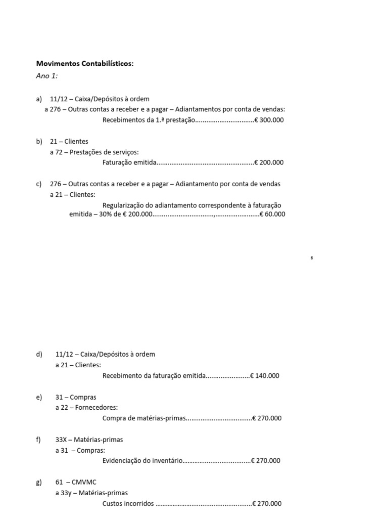Aula 8 - NCRF 19-Casos Práticos-ResoluçãoEx.1 | PDF