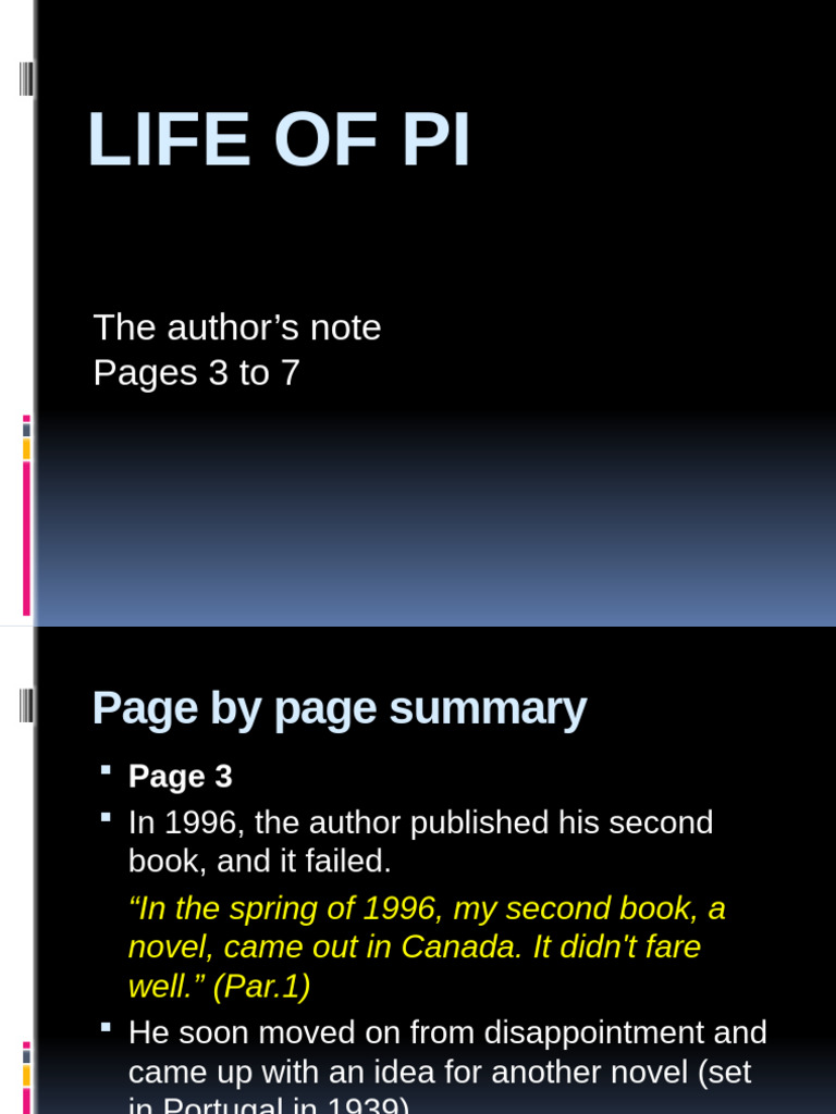 Insights into Yann Martel's Life of Pi | PDF