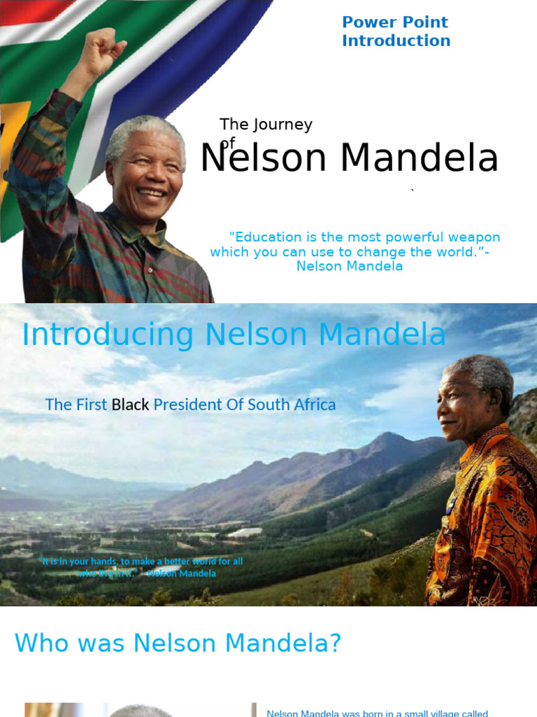 Nelson Mandela: A Legacy of Change | PDF | Nelson Mandela | Apartheid