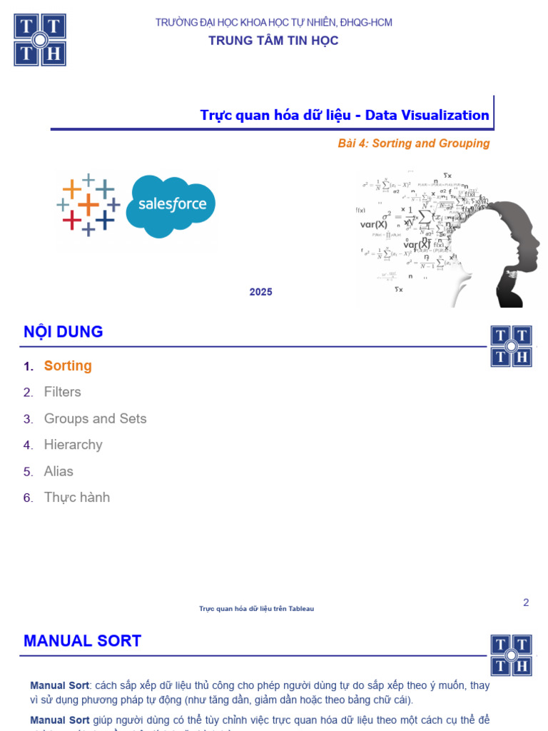 Bài 4 - Sorting and Grouping | PDF