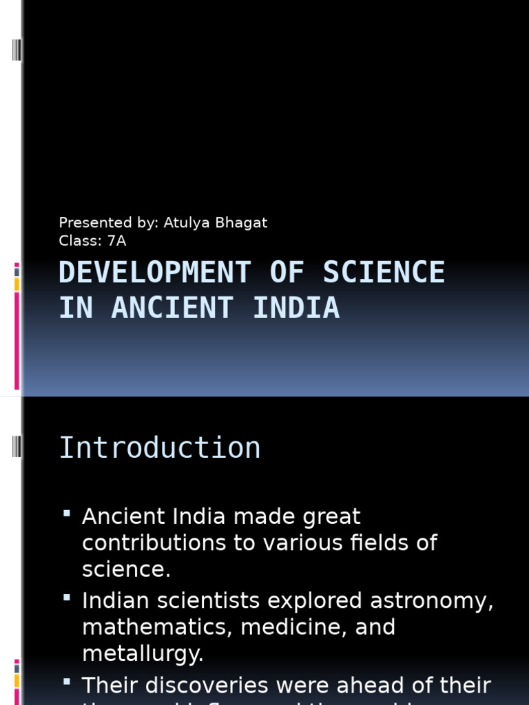 Development_of_Science_in_Ancient_India science atulya | PDF