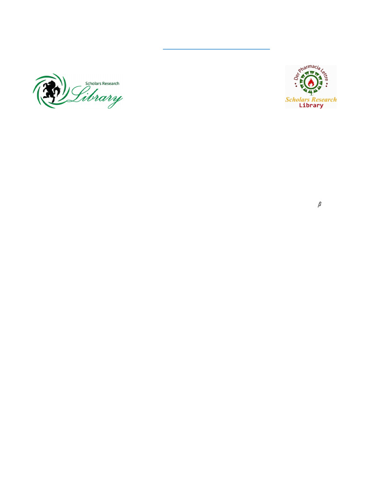 Pulmatin from Rumex acetosa Roots | PDF | Thin Layer Chromatography ...