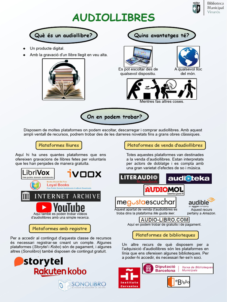 Audiollibres Web 2 | PDF