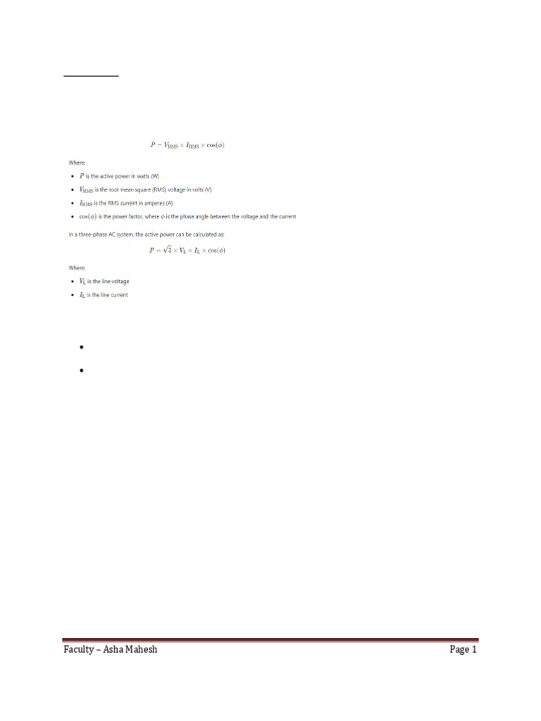 Understanding Active, Reactive, and Apparent Power | PDF | Electric ...