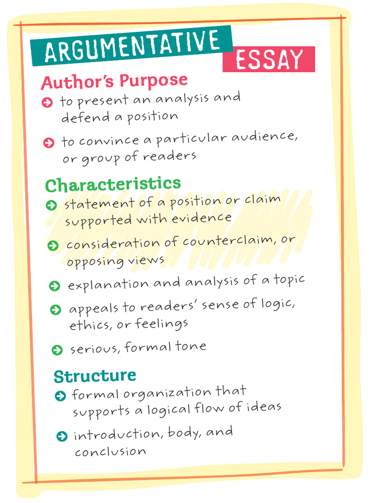 Argumentative Essay | PDF