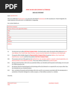 End-User Declaration for Import Goods | PDF | Business