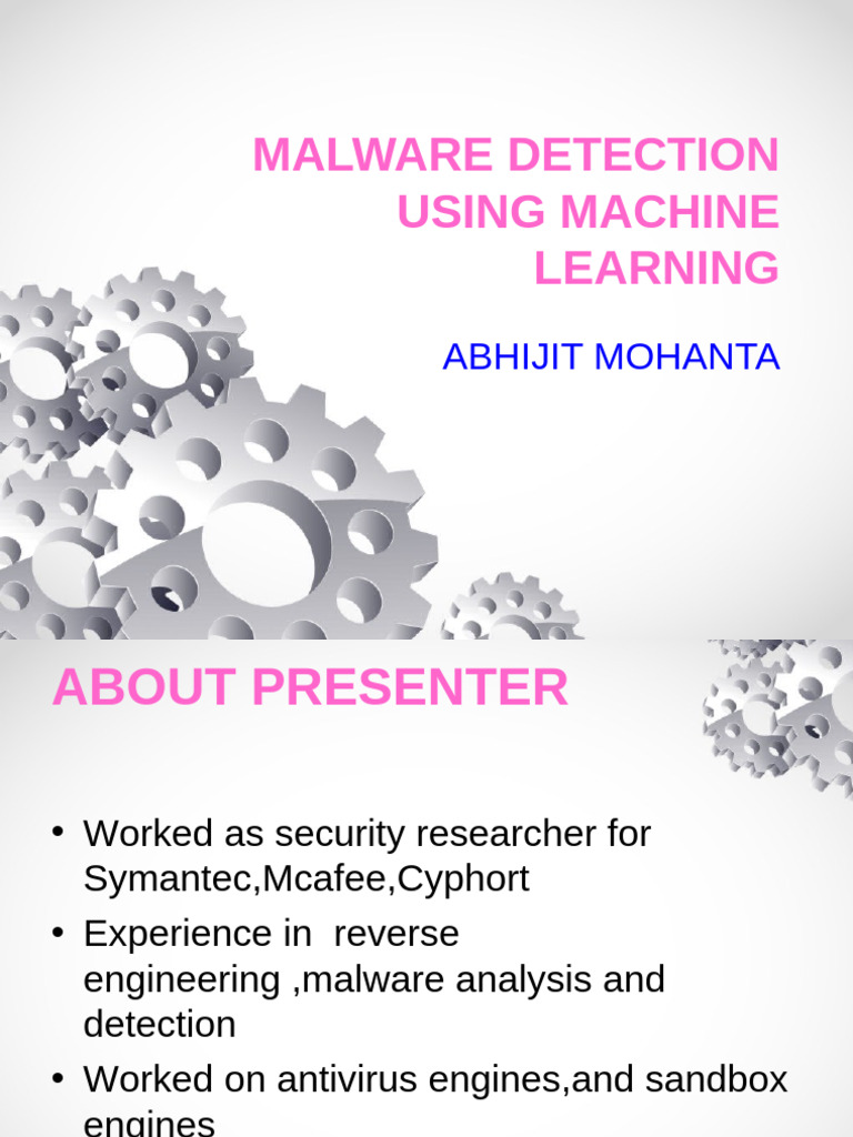 Malware Detection Using Machine Learning | PDF | Machine Learning | Support Vector Machine